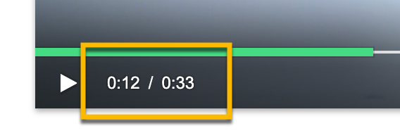 How to add the current play time and length to your video's player ...