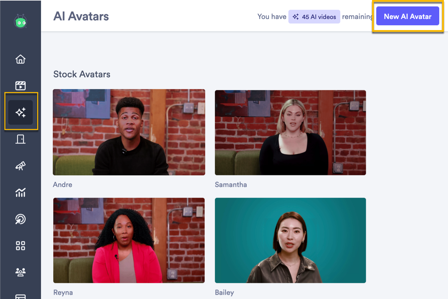 How to create a custom AI Avatar – Vidyard Support