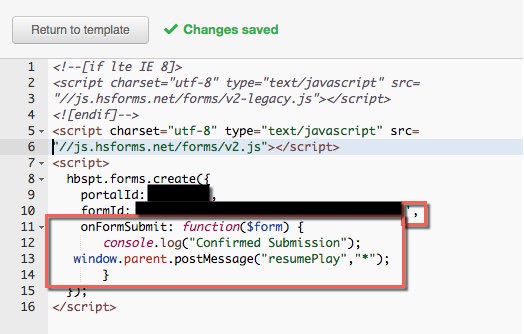 Create a HubSpot form that resumes playback after submission – Vidyard ...