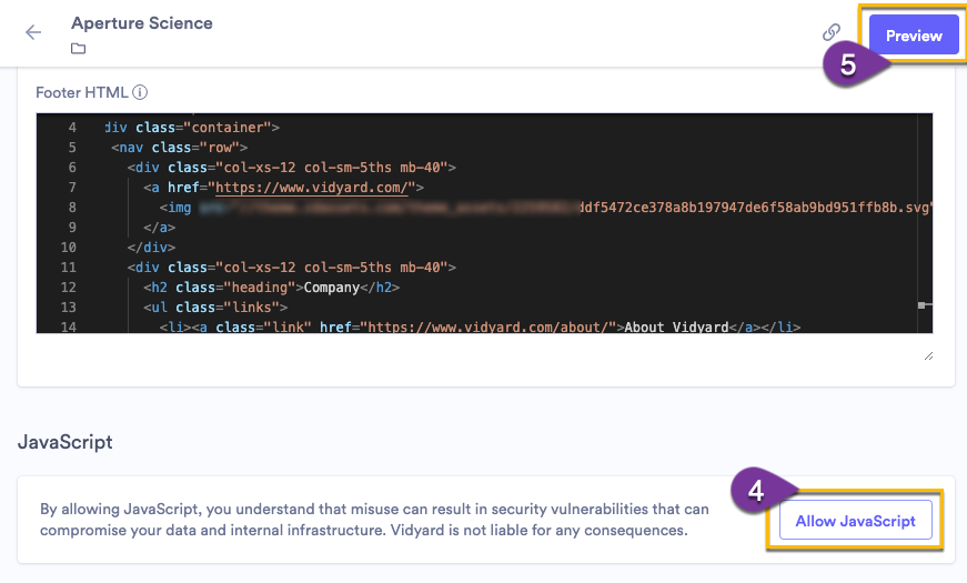 Design your video hub – Vidyard Support