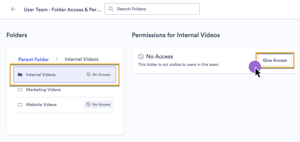 Manage a Team's permissions and settings – Vidyard Support