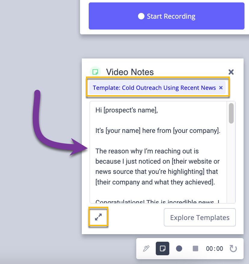 How to create and use templates – Vidyard Support